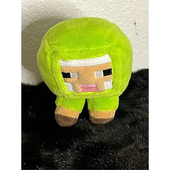 Minecraft | Toys | Mojang Jinx28 Minecraft Green Sheep Stuffed Animal ...